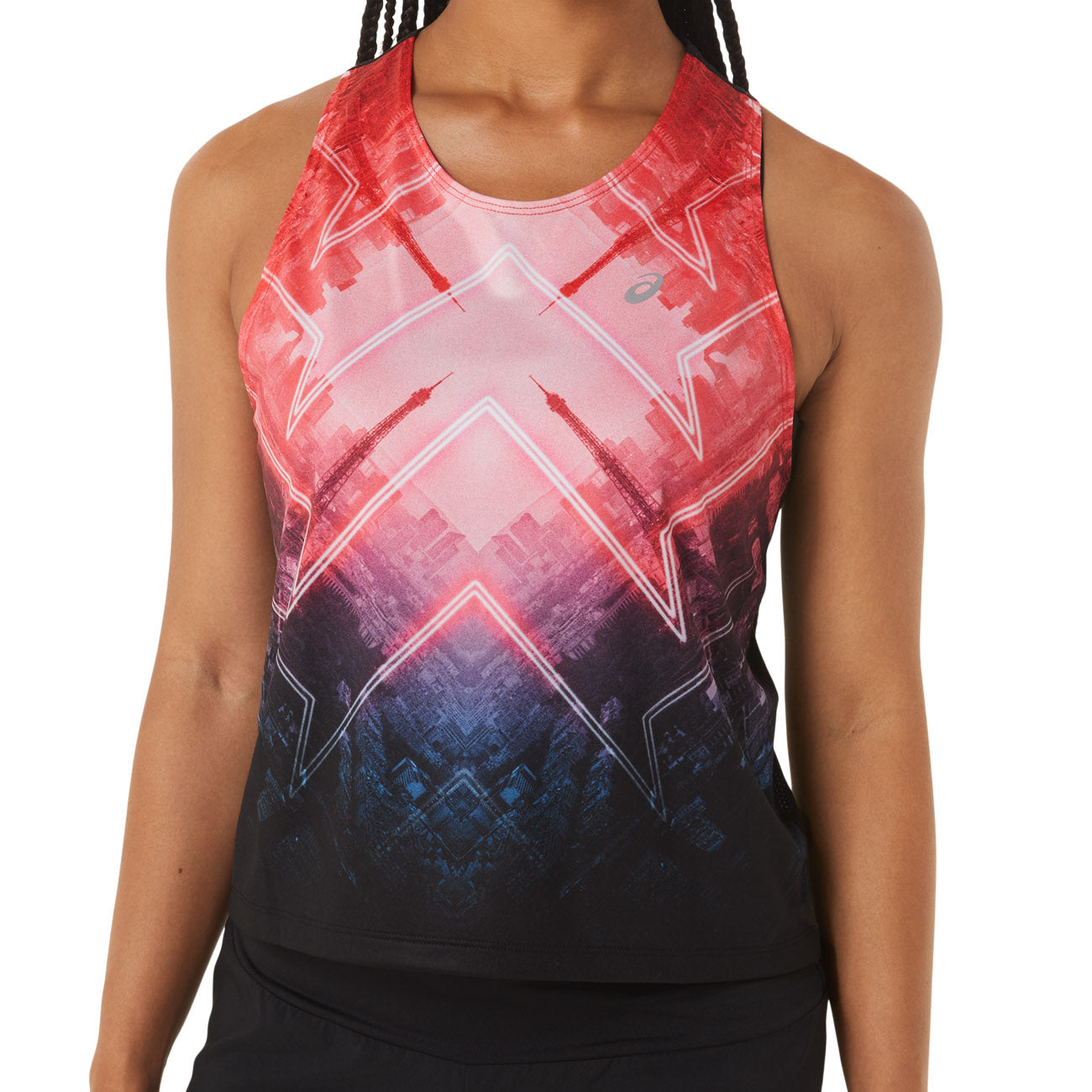 Asics Marathon Tank Damen Pink Rave Diva Pink Indigo Blue – Runster